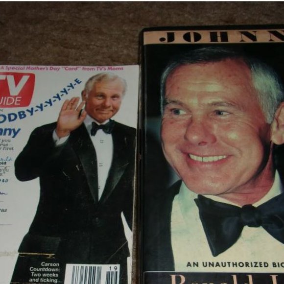 Other | Johnny Carson Book And Tv Guide | Poshmark